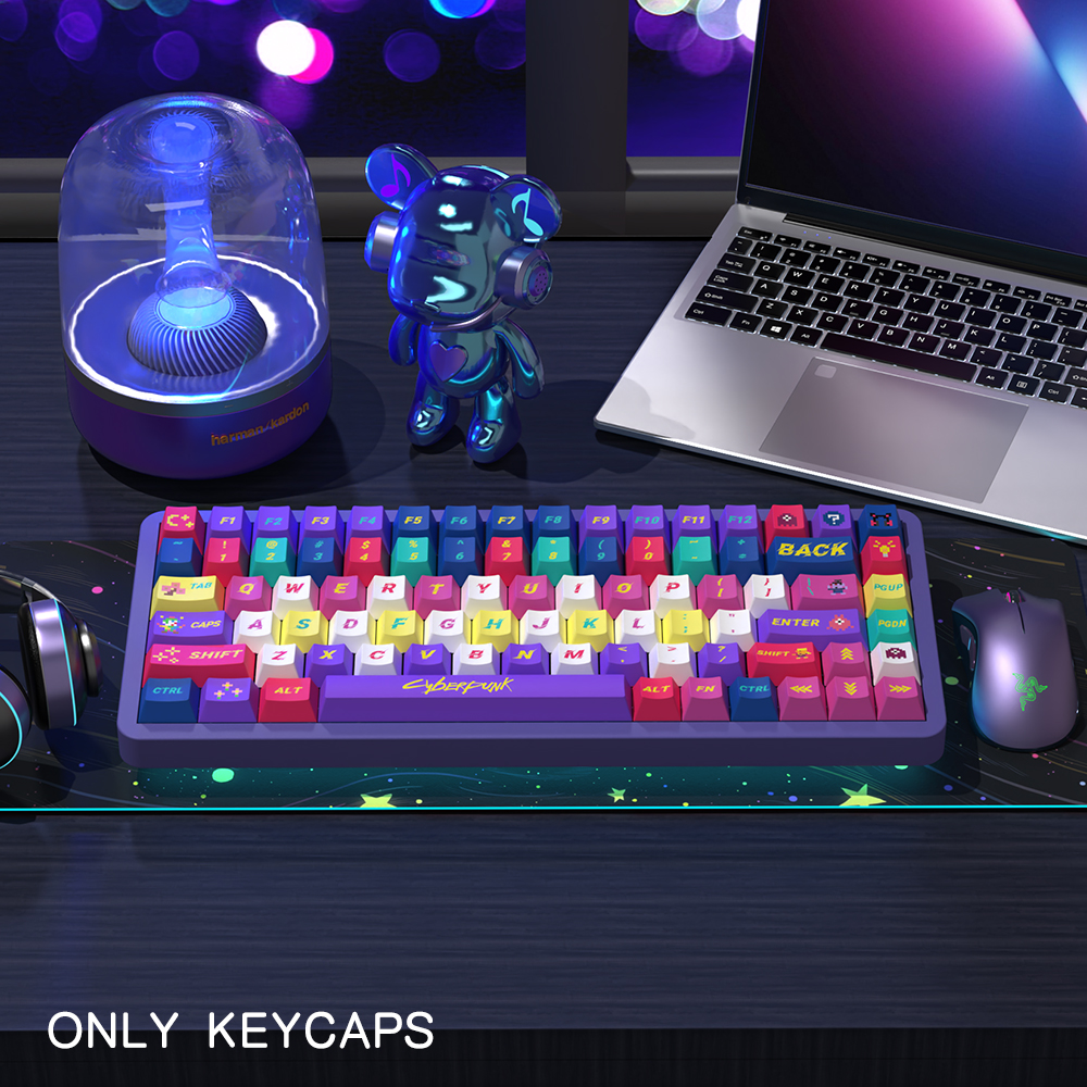 Cyberpunk 2077 keycap Cherry 158 keys - Clrmart